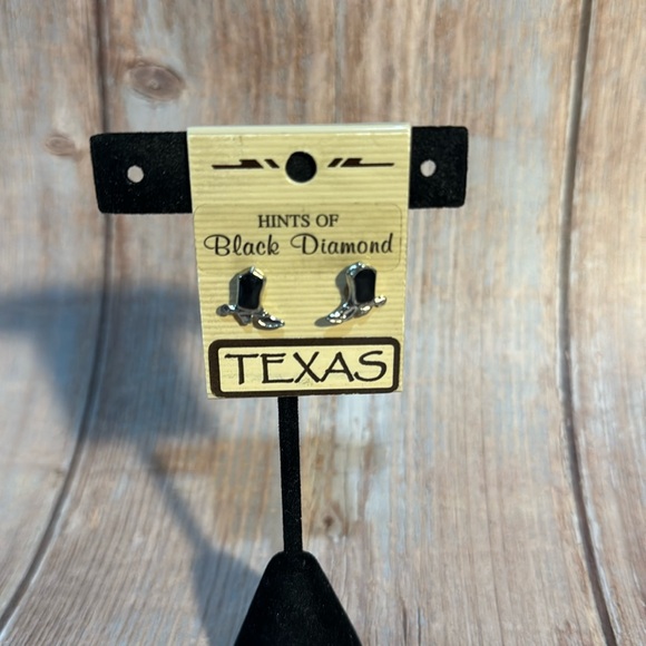 Jewelry | New Texas Black And Silver Boot Earrings Item Phk197 | Poshmark